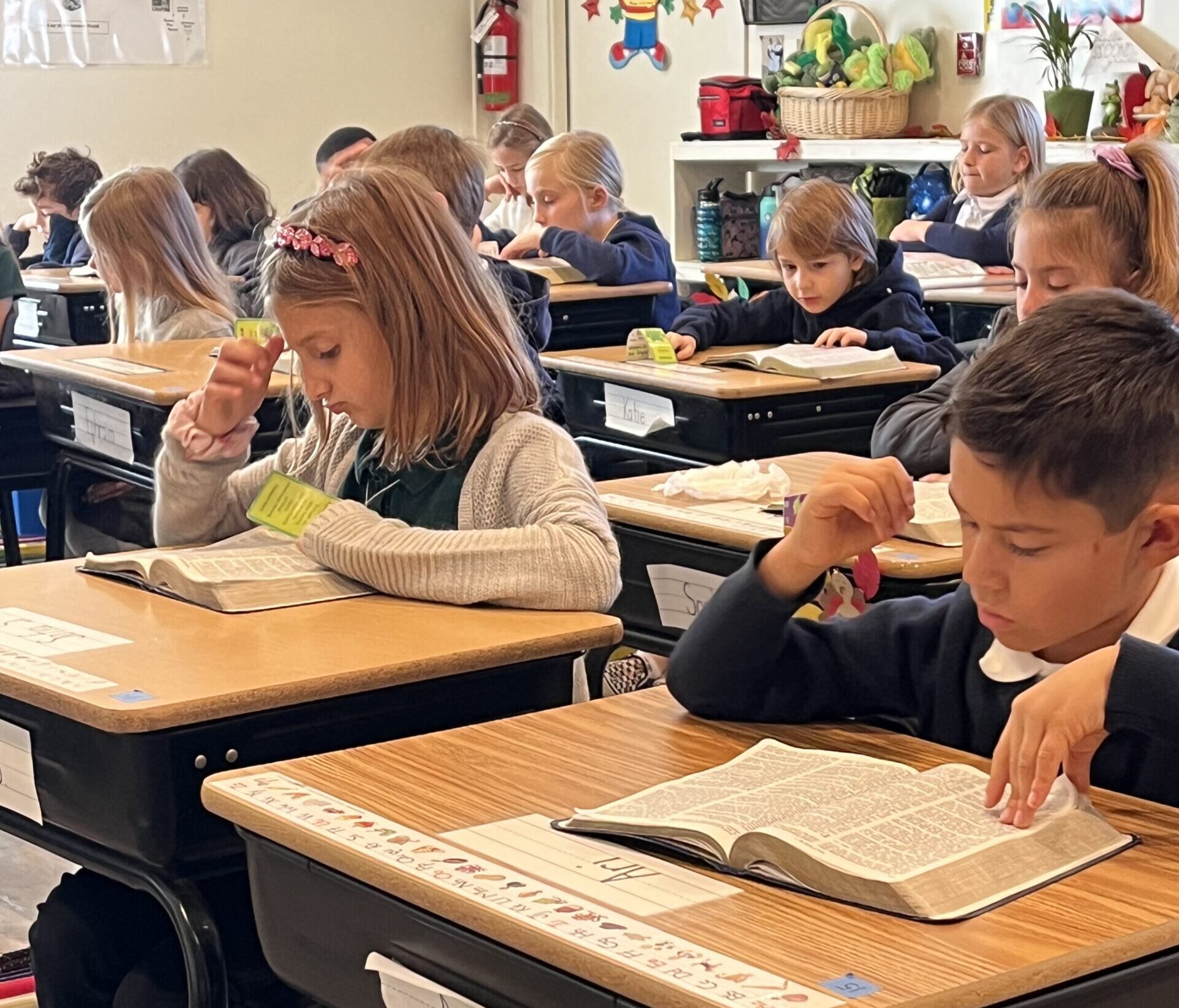 Bible 2nd Grade Boy & Girl - Cornerstone Christian School